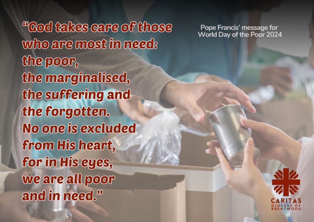 World Day of the Poor 2024 - Caritas Diocese of Brentwood